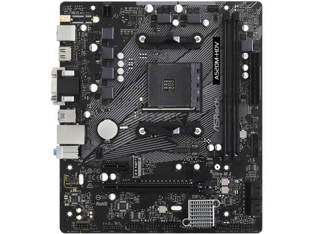 Click here for ASRock A520M-HDV AM4 Micro ATX AMD Motherboard prices