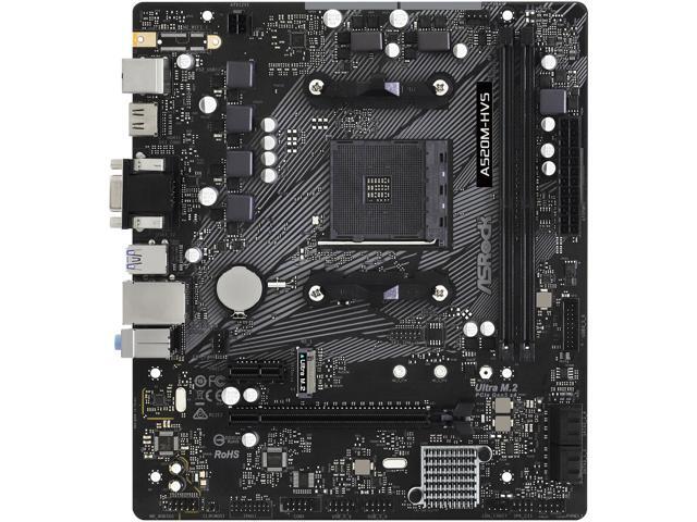 Click here for ASRock A520M-HVS AM4 Micro ATX AMD Motherboard prices