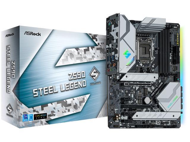 Click here for ASRock Z590 STEEL LEGEND LGA 1200 ATX Intel Mother... prices