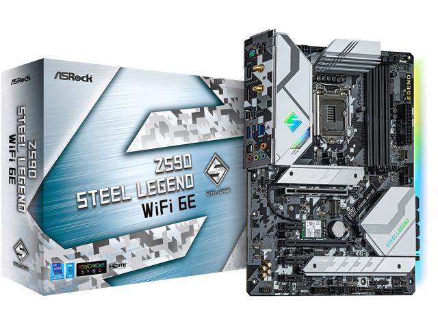Click here for ASRock Z590 Steel Legend WiFi 6E LGA 1200 ATX Inte... prices