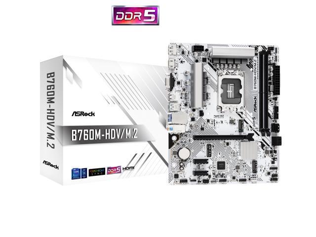 Click here for ASRock B760M-HDV/M.2 LGA1700 Micro ATX (280) Intel... prices
