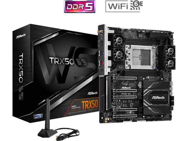 Click here for ASRock TRX50 WS sTR5 EATX Form Factor: 12.0-in x 1... prices