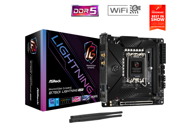 Click here for Asrock B760I Lightning Wifi LGA 1700 DDR5 Mini ITX... prices
