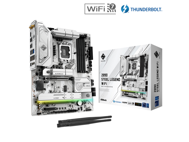 Click here for ASRock Z890 Steel Legend WiFi LGA 1851 ATX Motherb... prices