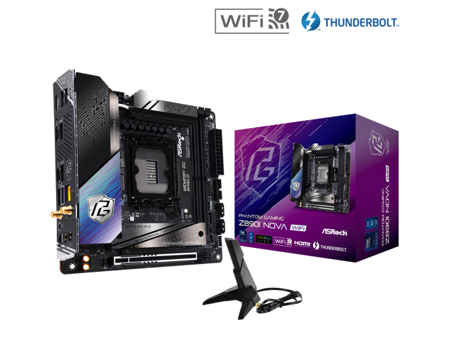Click here for ASRock Z890I Nova WiFi LGA 1851 Mini ITX Motherboa... prices