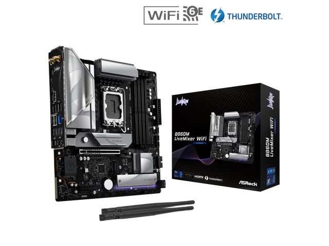 Click here for ASRock B860M LiveMixer WiFi LGA 1851 Intel B860 SA... prices