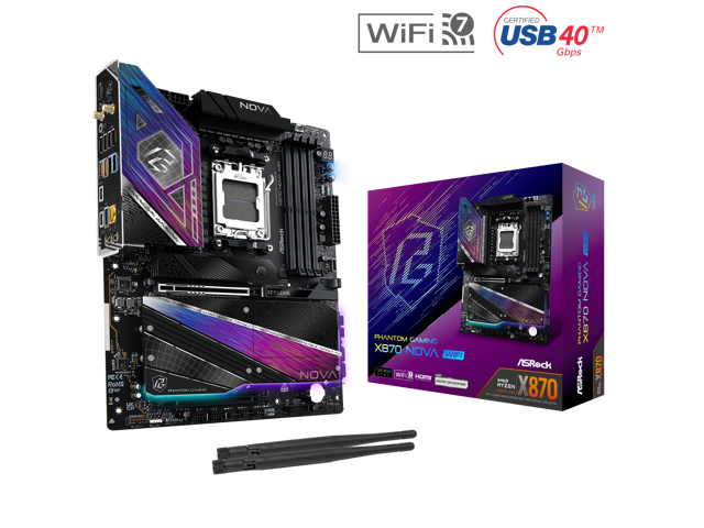Click here for ASRock Phantom Gaming X870 Nova WiFi AM5 ATX Mothe... prices