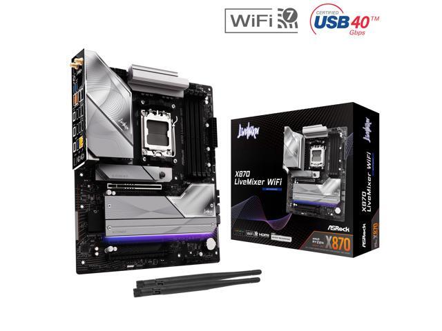 Click here for ASRock X870 LiveMixer WiFi AM5 ATX Motherboard prices