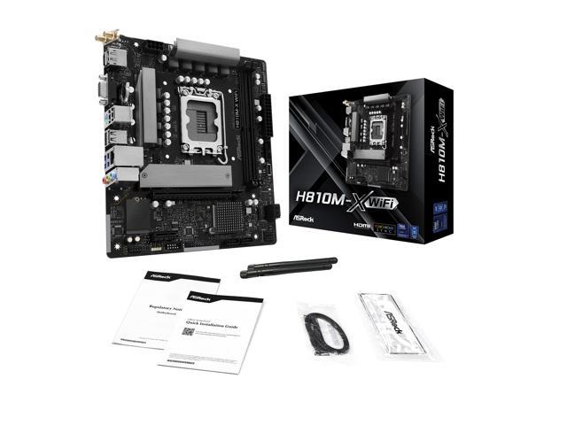 Click here for ASRock H810M-X WIFI LGA 1851 Micro ATX Motherboard prices