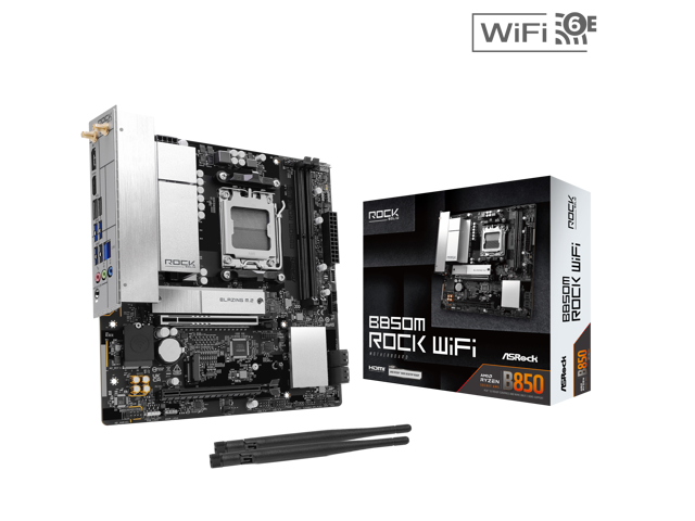Click here for ASRock B850M Rock WiFi AM5 AMD B850 Micro ATX Moth... prices