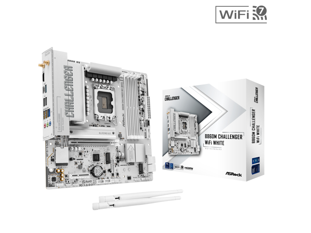 Click here for ASRock MB B860 Challenger WiFi White LGA 1851 Inte... prices