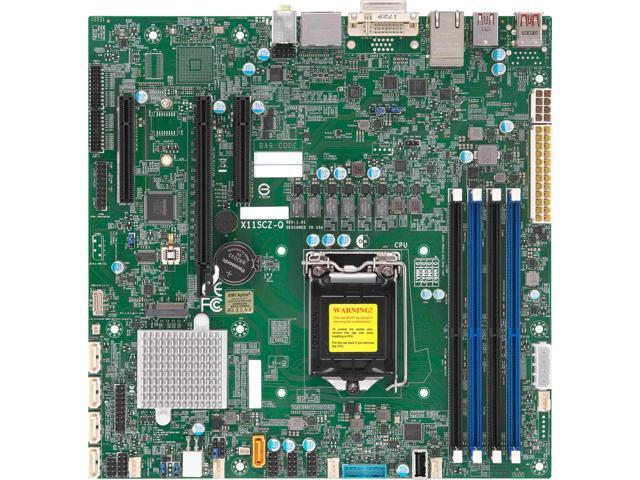 Click here for SUPERMICRO MBD-X11SCZ-Q-O LGA 1151 (300 Series) uA... prices