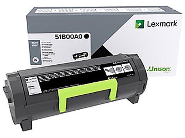 Click here for Lexmark 51B00A0 Black Toner Cartridge Standard prices