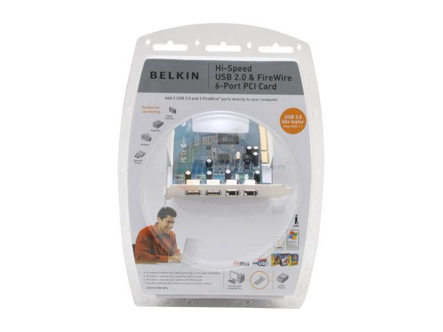 Click here for BELKIN PCI to USB/1394 Card Model F5U508 prices
