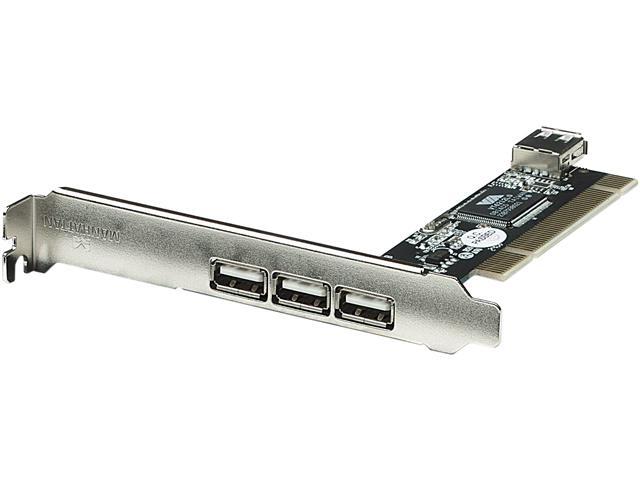 Click here for Manhattan 3 Ext & 1 Int Port Hi-Speed USB 2.0 PCI... prices