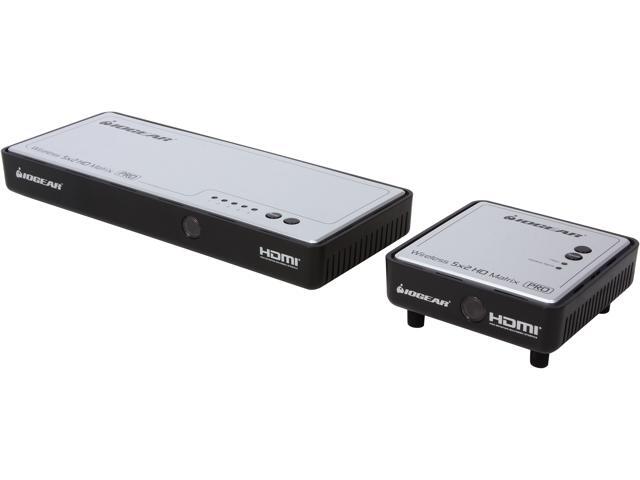 Click here for IOGEAR Long Range Wireless 5x2 HDMI Matrix PRO GWH... prices
