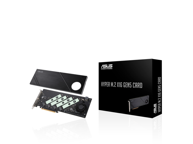Click here for ASUS Hyper M.2 x16 Gen5 Card (PCIe 5.0/4.0) suppor... prices