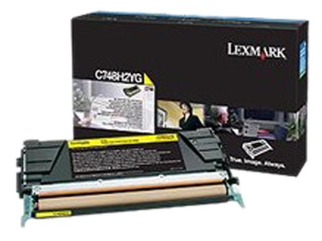 Click here for Lexmark C748H2YG High Yield Toner Cartridge - Yell... prices