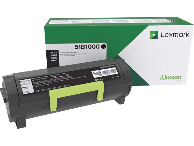 Click here for Black Toner Cartridge for Lexmark 51B1000 MS317dn... prices