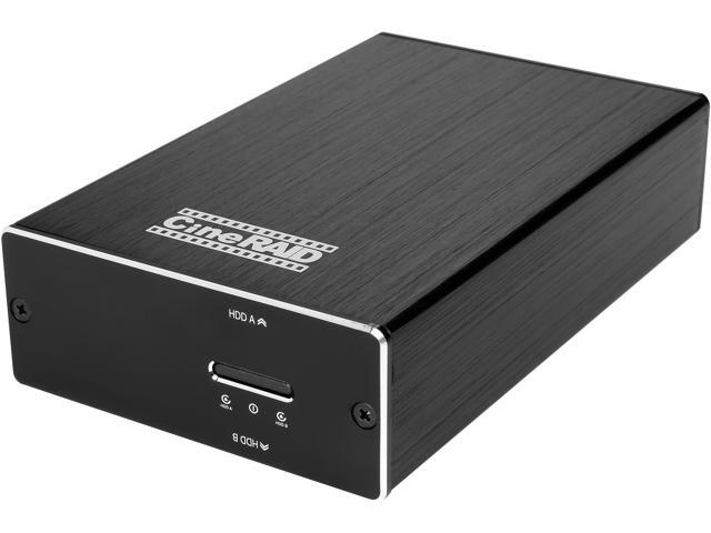 Click here for CineRAID CR-H218 RAID 0 / 1 / JBOD / Normal USB 3.... prices