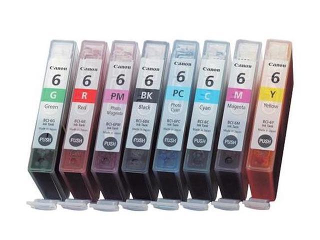 Click here for Canon BCI-6 8-Pack Ink Tank; Black  Cyan  Green  M... prices