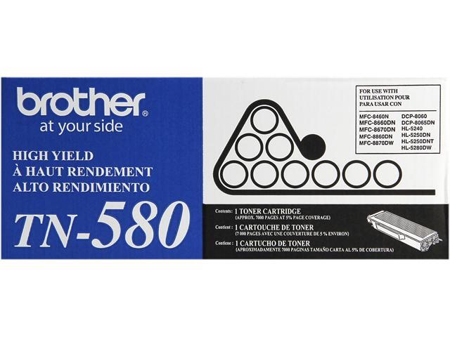 Click here for Brother TN580 High Yield Toner Cartridge - Black prices