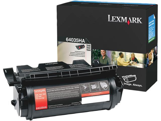Click here for Lexmark 64035HA High Yield Toner Cartridge - Black prices