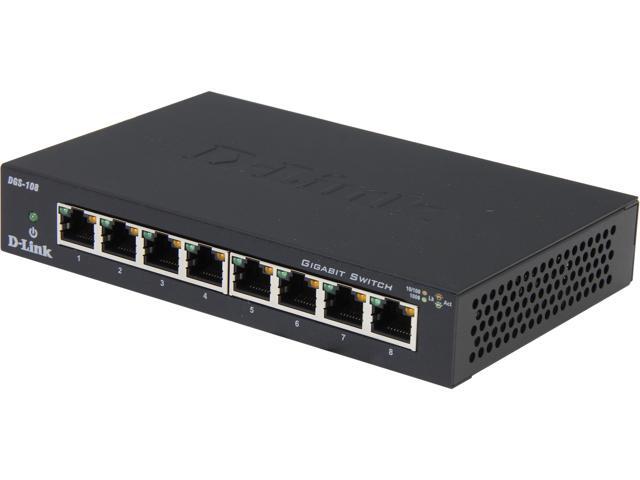 Click here for D-Link DGS-108 8-Port Gigabit Switch prices