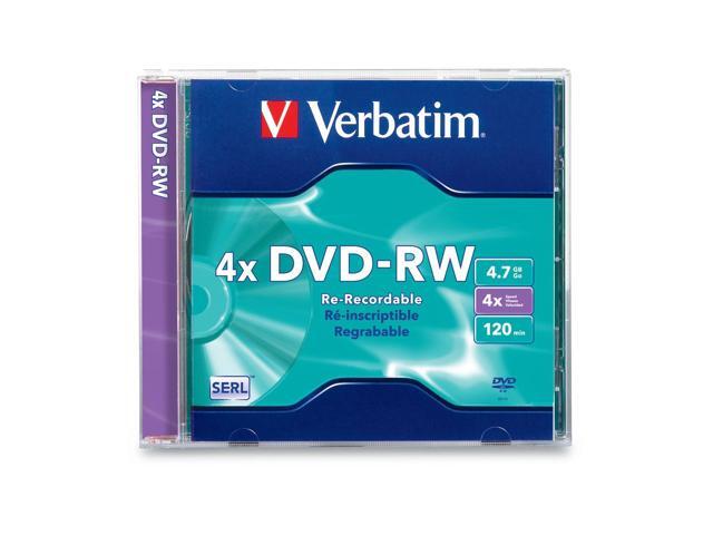 Click here for Verbatim 4.7GB 4X Branded DVD-RW Single Jewel Case... prices