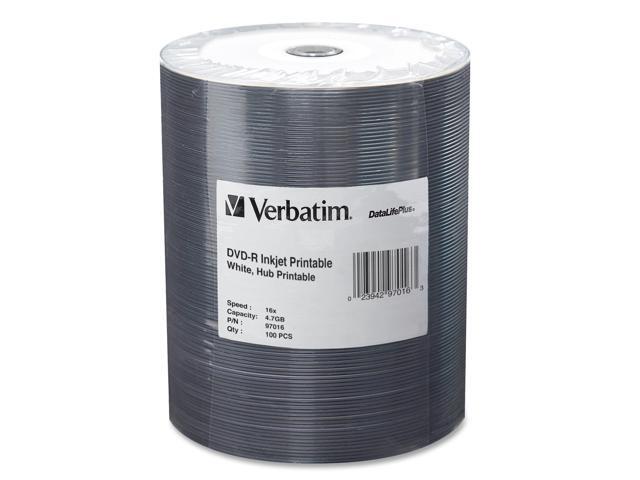 Click here for Verbatim 4.7GB 16X DVD-R Inkjet Printable 100 Pack... prices