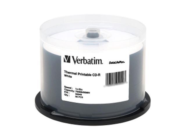 Click here for Verbatim 700MB 52X CD-R Thermal Printable 50 Packs... prices