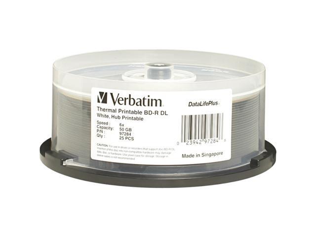 Click here for Verbatim 50GB 6X BD-R DL Thermal Printable 25 Pack... prices