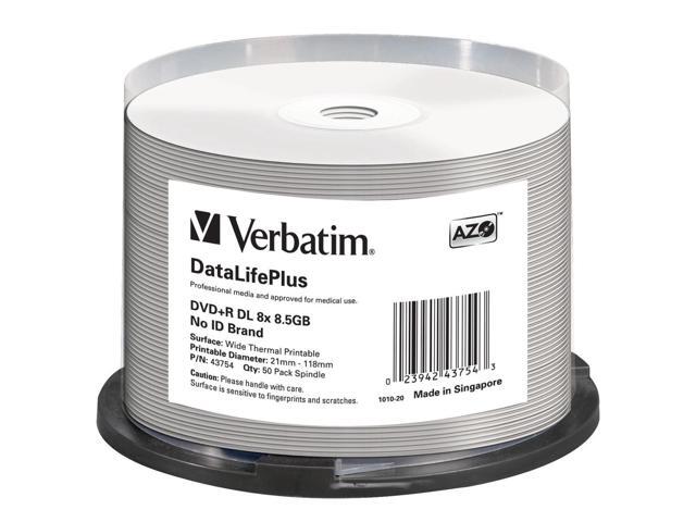 Click here for Verbatim 8.5GB 8X DVD-R Thermal Printable 50 Packs... prices