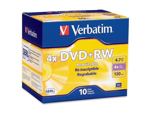Click here for Verbatim DataLifePlus 4.7GB 4X DVD+RW 10 Packs Dis... prices