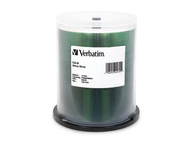 Click here for Verbatim 700MB 52X CD-R 100 Packs Disc Model 94970 prices