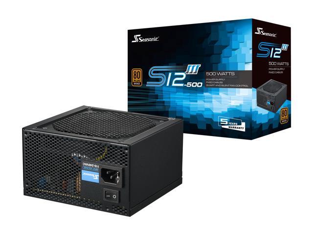 Click here for Seasonic S12III 500 SSR-500GB3 500W 80+ Bronze Pow... prices