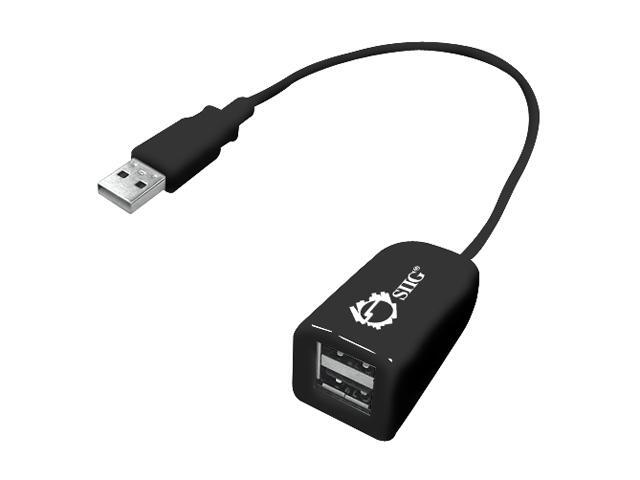 Click here for SIIG JU-H20011-S1 USB 2.0 2-Port Hub prices