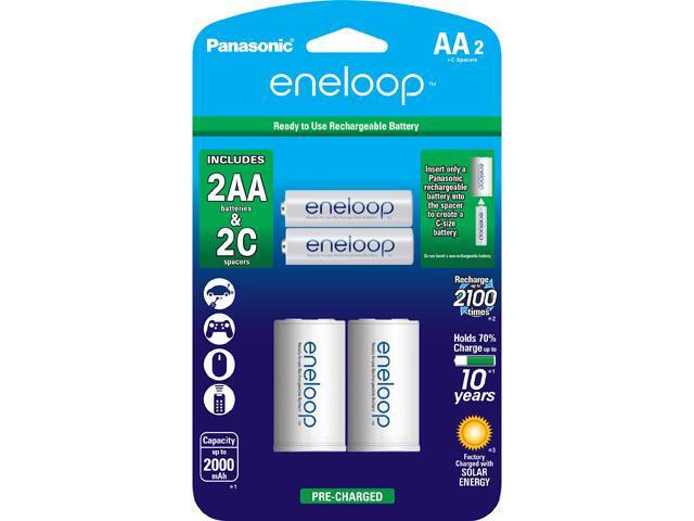 Click here for Panasonic Eneloop 2 Pack AA 2000mAh 2100 Cycle Ni-... prices
