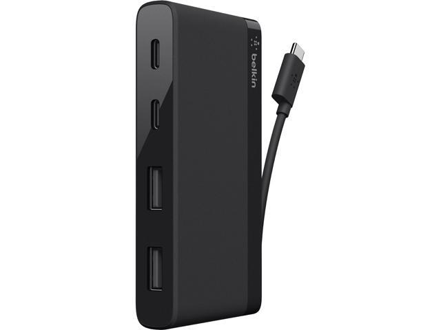 Click here for BELKIN F4U090btBLK USB-C 4-Port Mini Hub prices
