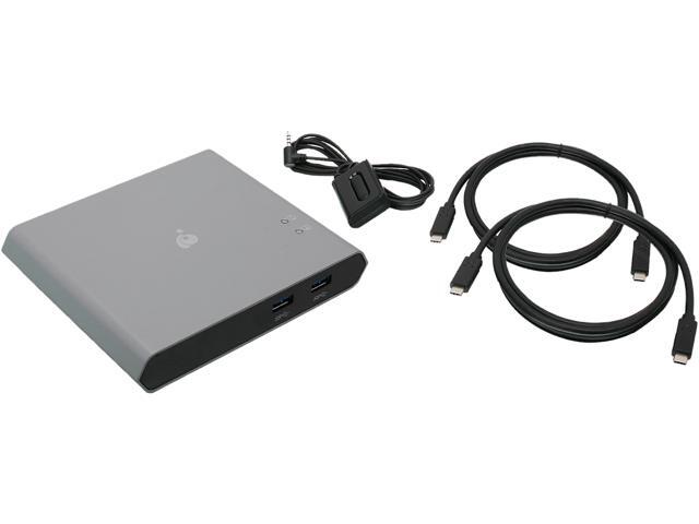 Click here for IOGEAR KVM 2-Port USB-C - IOGEAR 2 USB-C/Thunderbo... prices