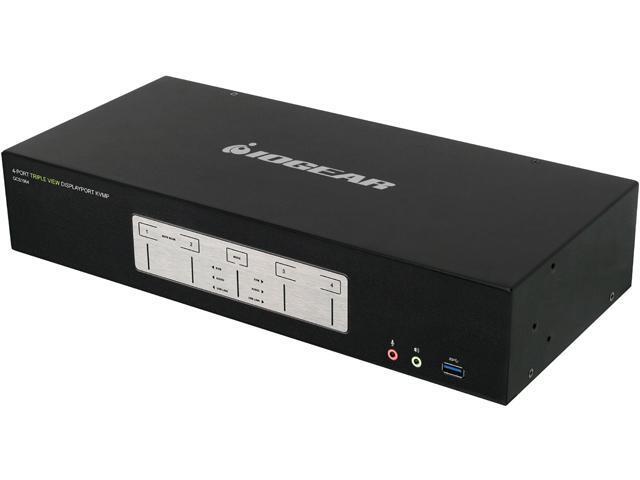 Click here for IOGEAR GCS1964 4-Port 4K Triple View DisplayPort K... prices