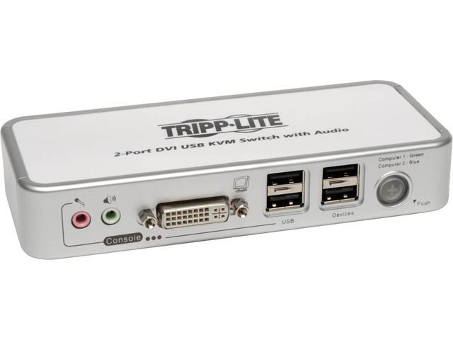 Click here for Tripp Lite 2-Port Compact DVI/USB KVM Switch with... prices