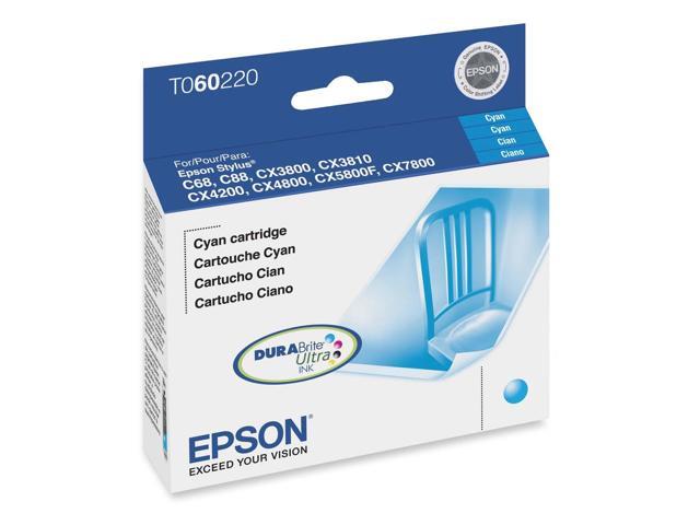 Click here for EPSON 60 (T060220) Ink Cartridges Cyan prices