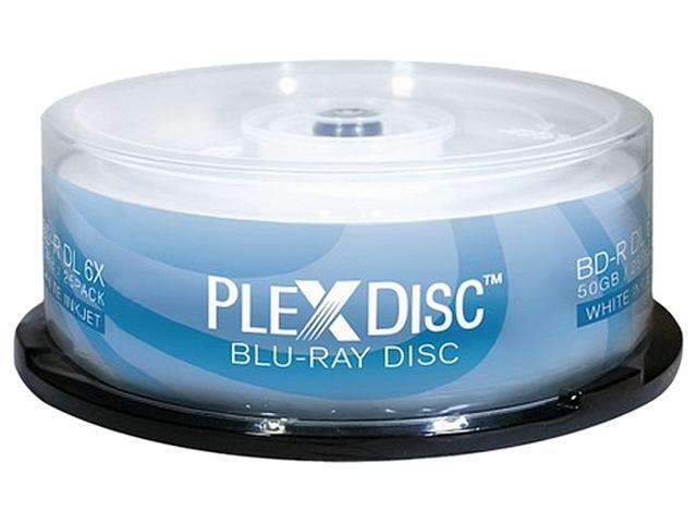 Click here for PlexDisc 50GB 6X BD-R DL White Inkjet Hub Printabl... prices