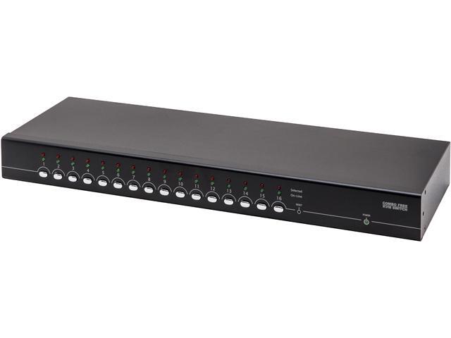 Click here for SYBA SY-KVM50084 16-Port USB PS/2 Combo KVM Switch prices