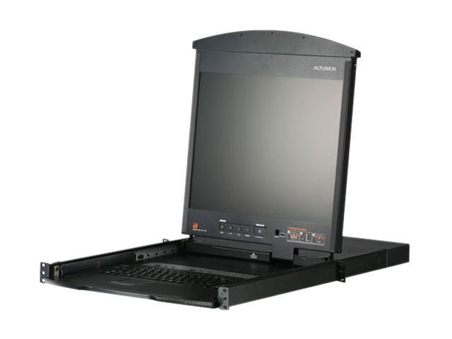 Click here for ATEN KL1508AM 8-Port Dual Rail 17 in. CAT5 LCD-KVM... prices