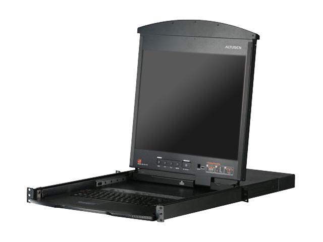 Click here for ATEN KL1508AN 8-Port Dual Rail 19 in. CAT5 LCD-KVM... prices