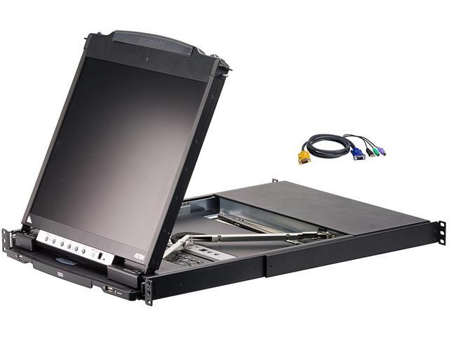 Click here for ATEN CL5808NCKIT 8-Port 19 Dual Rail LCD KVM with... prices