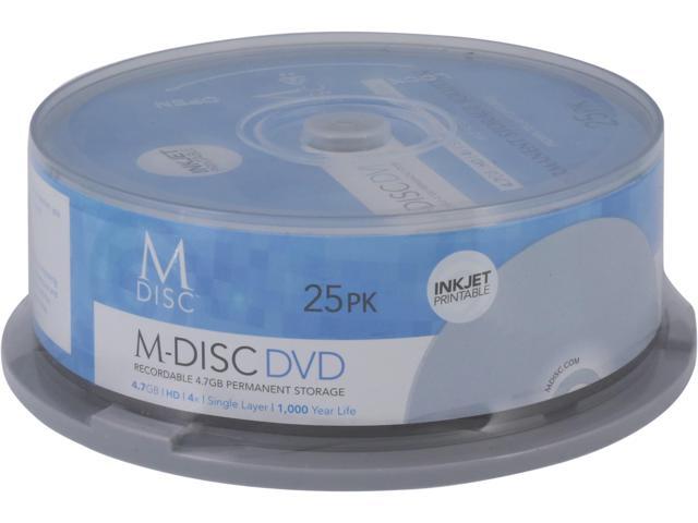 Click here for MDisc 4.7GB DVD Recordable Media - 25 Pack InkJet... prices