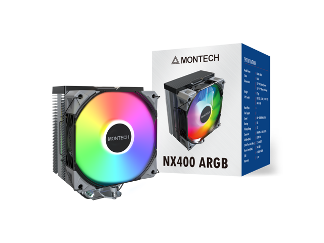 Click here for Open Box - MONTECH NX400 ARGB - CPU Air Cooler  Si... prices